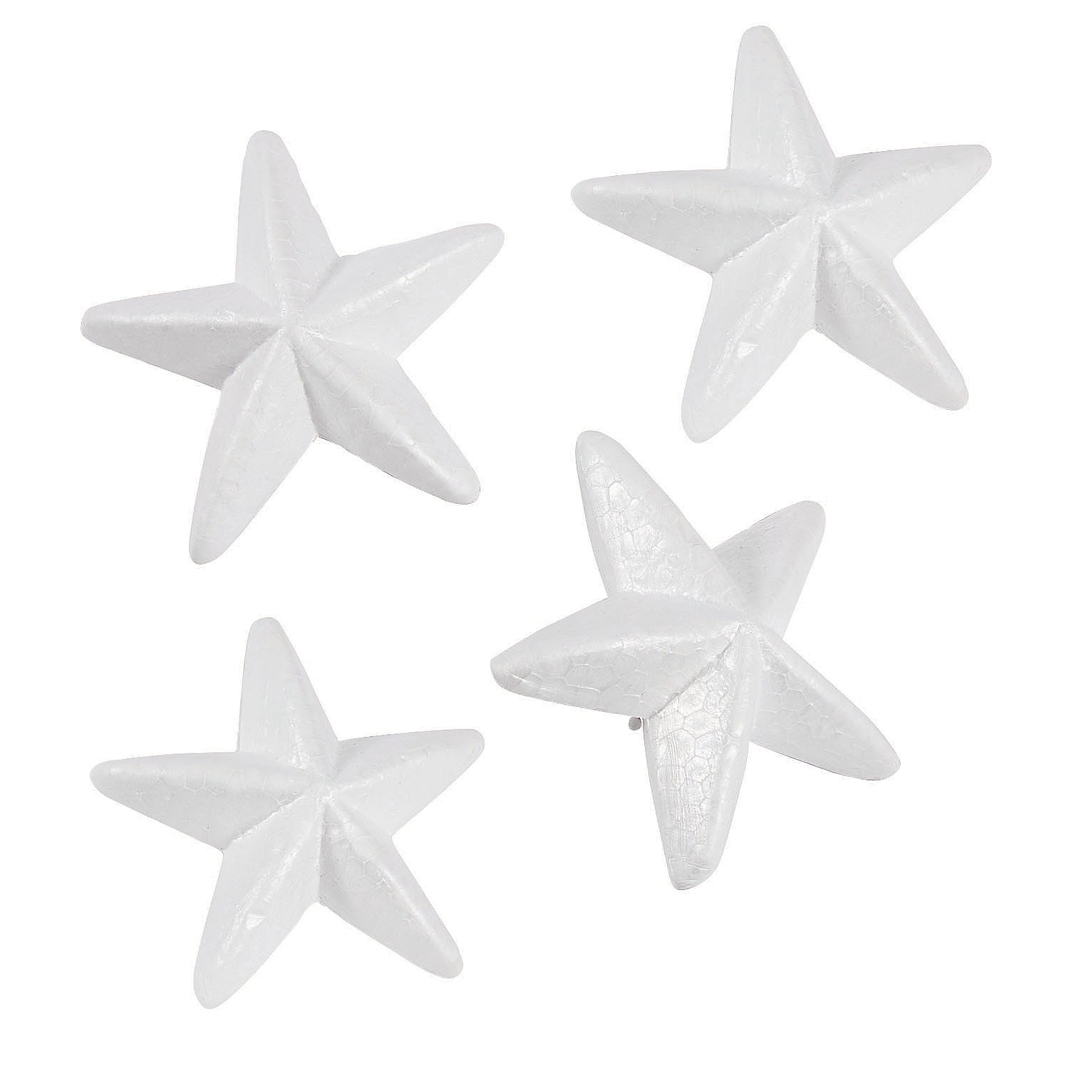 Foam Stars, 3 1/4", Foam Stars for Crafts, Ornaments, School Projects ...