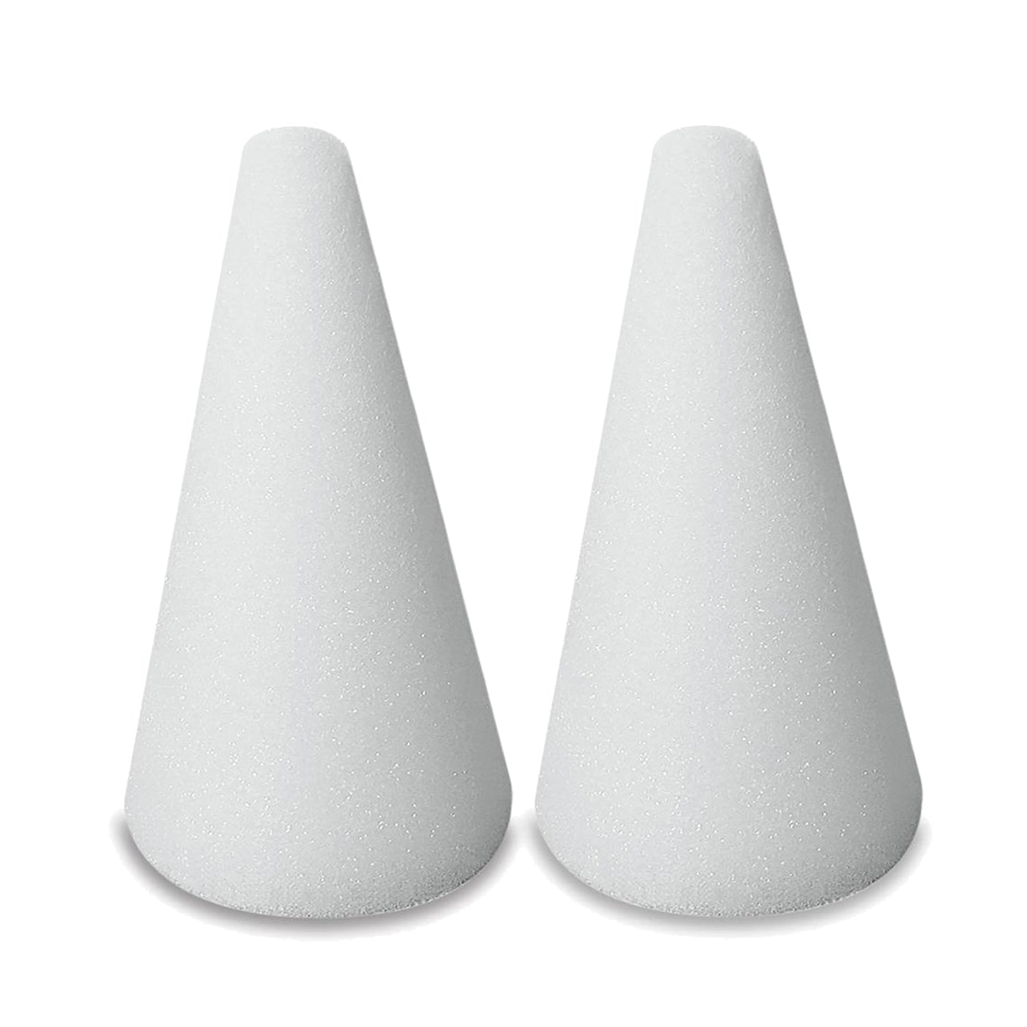 Foam Cones, 4" inches for Crafts, Ornaments, School Projects & Decorat ...