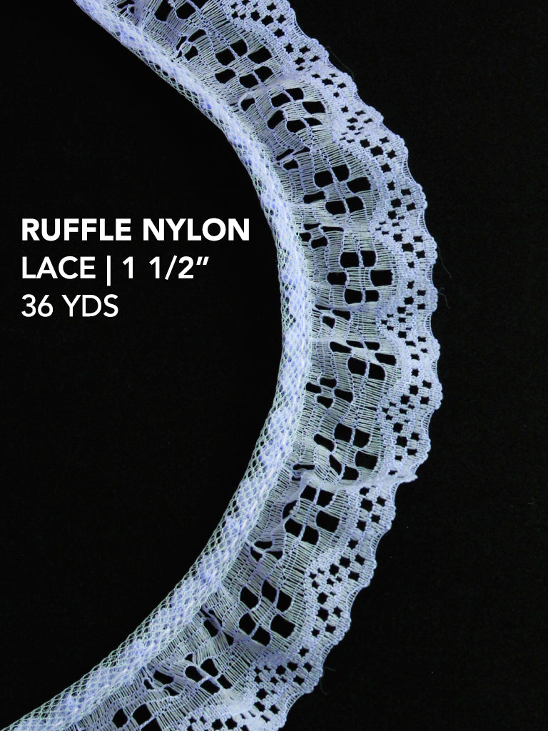 RUFFLE NYLON LACE (YDS) – Fararti