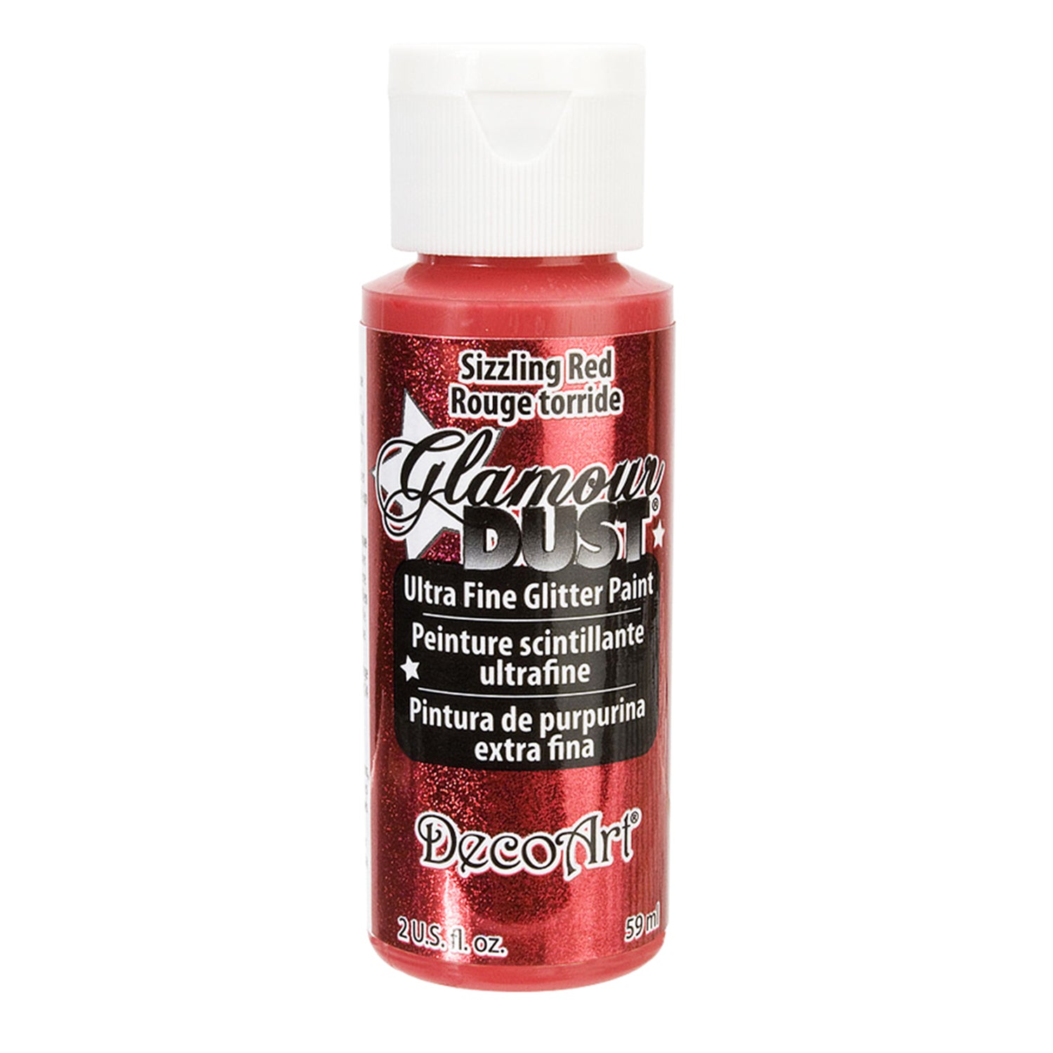 DecoArt, Glamour Dust Ultra Fine, Glitter Paint, 2 Oz., 6-Pack – Fararti