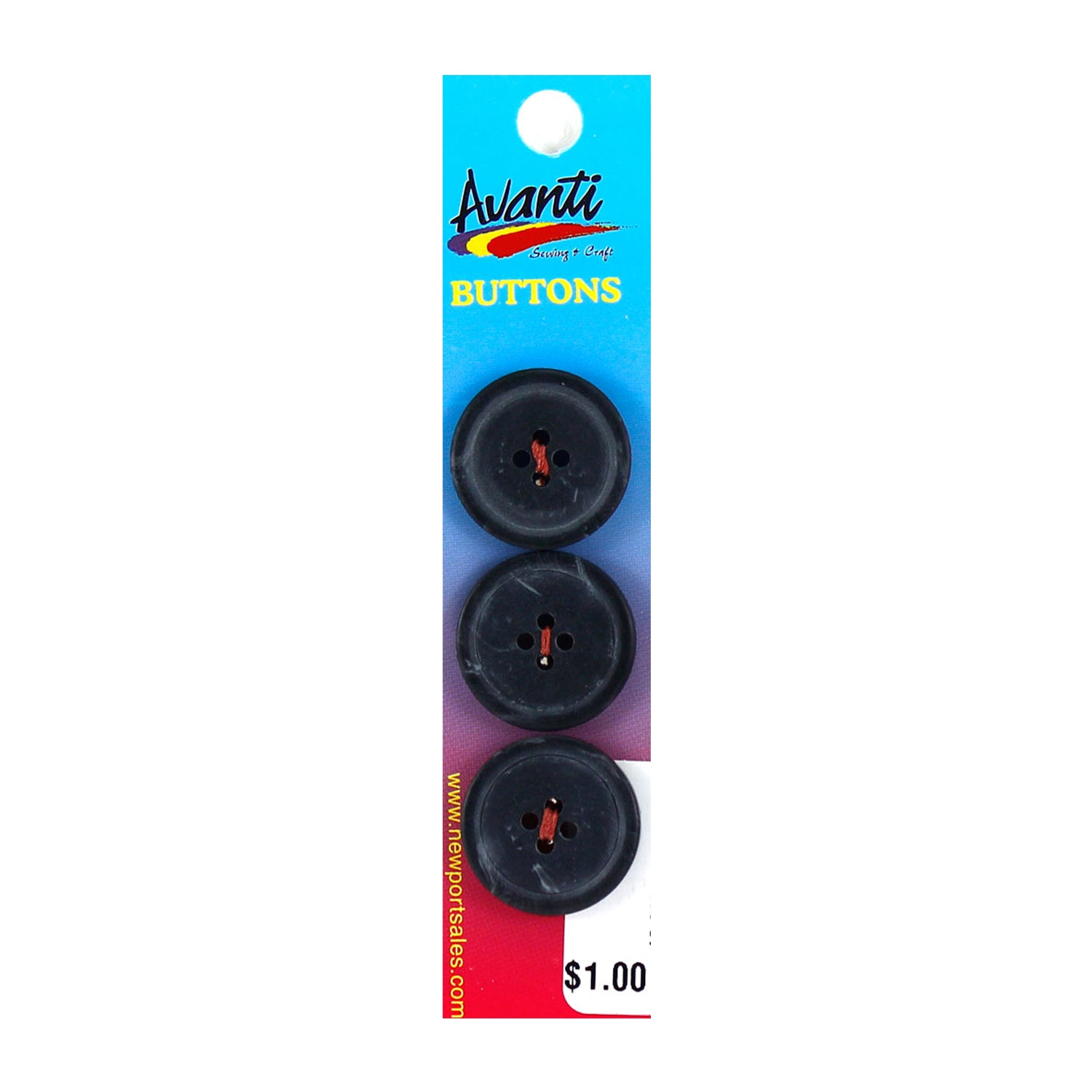 Sewing Buttons – 36L (23mm / 0.9 inches) with 4 Holes – Perfect for He ...