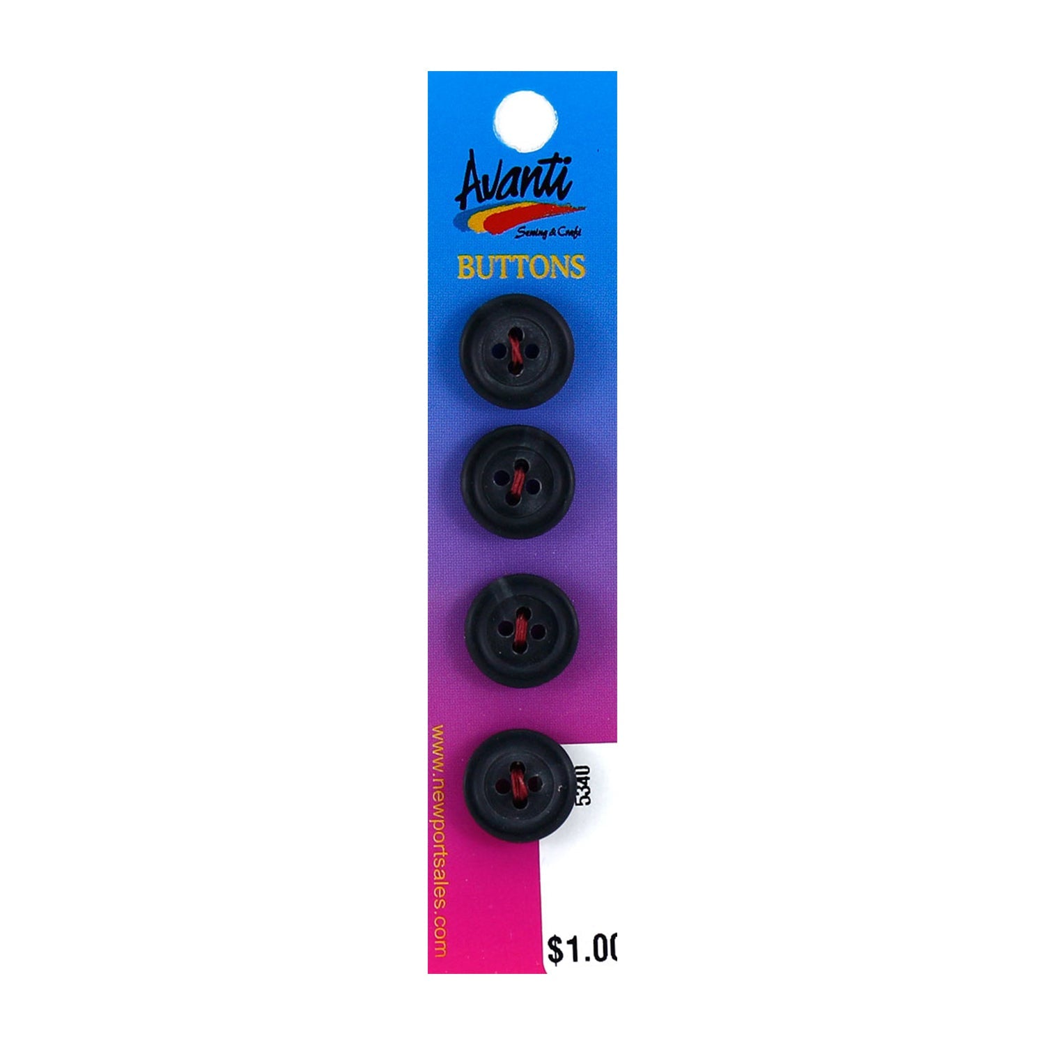 Sewing Buttons – 24L (15mm / 0.6 inches) with 4 Holes – Perfect for Sh ...