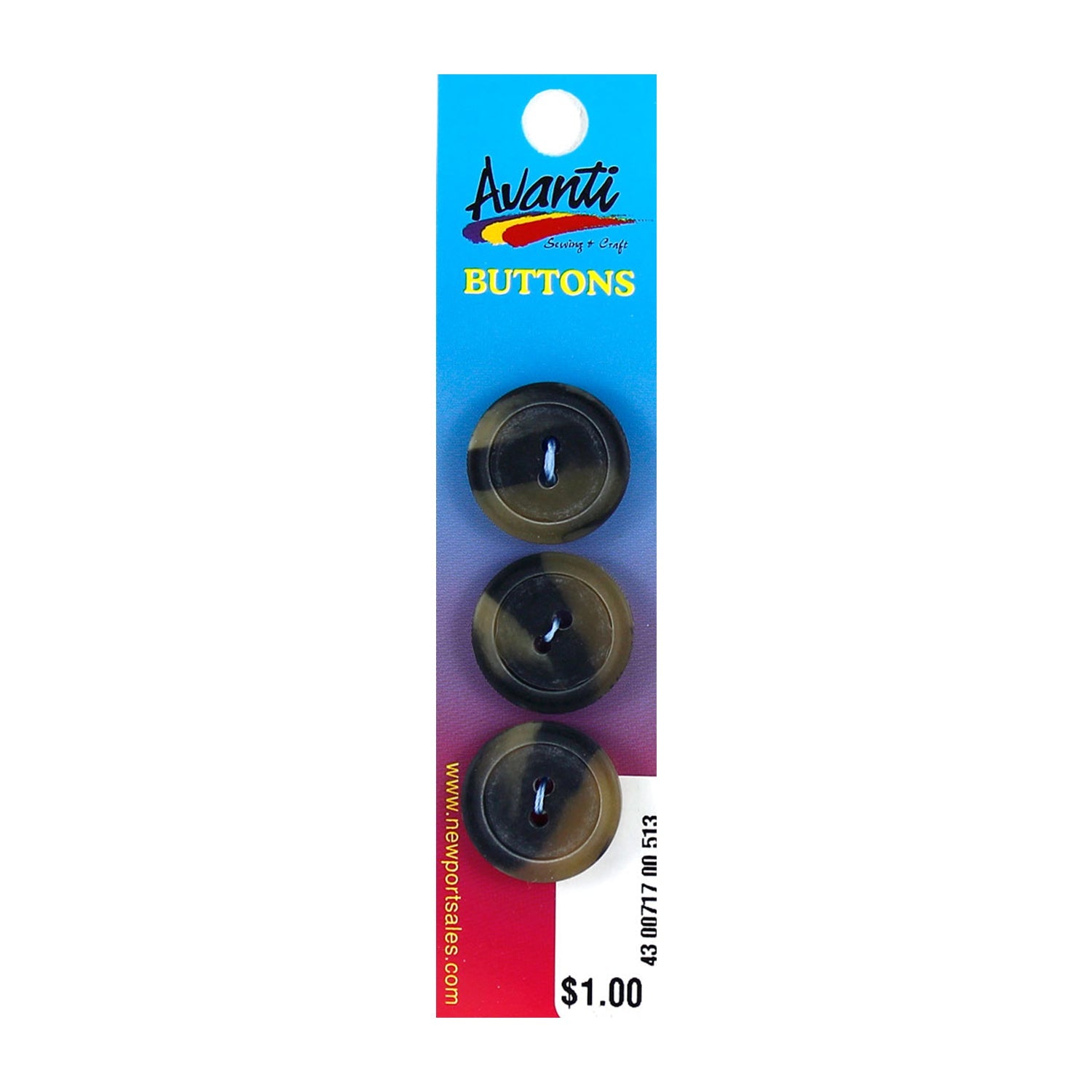 Plastic Circular Buttons, Sew-through, 20mm, 2 holes, Color Variety, 1 ...