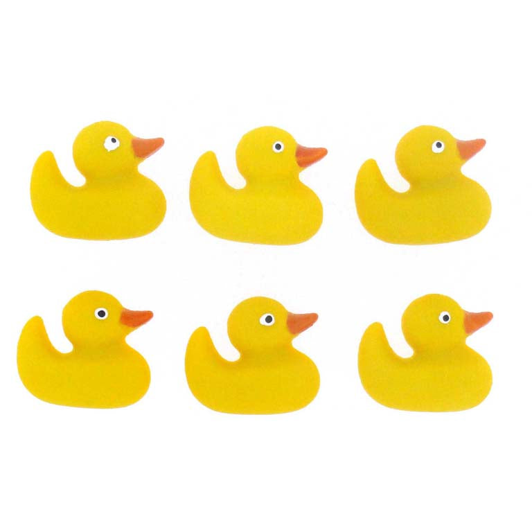 Yellow Rubber Duck Buttons with Shank Attachments, 30 lignes - 19 mm ...