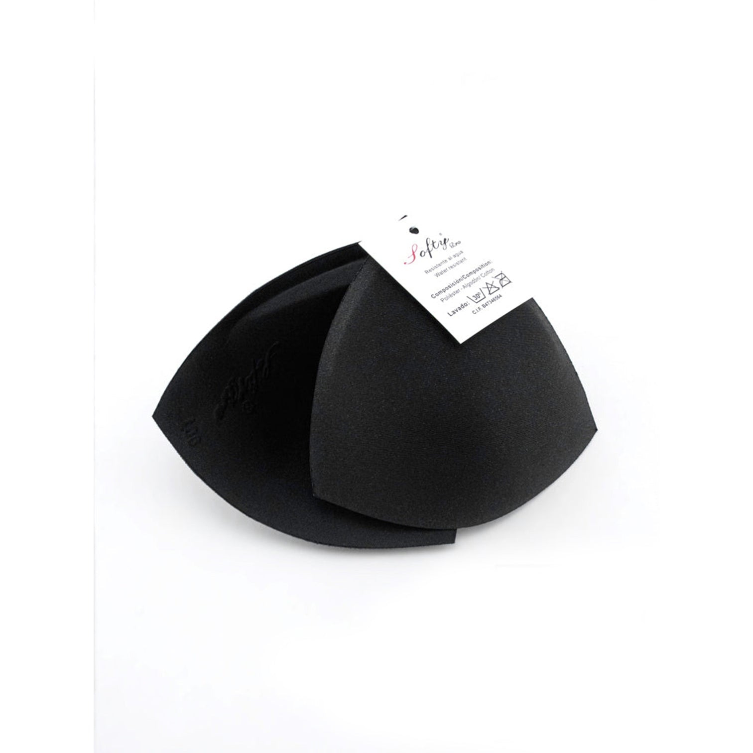 Avanti Bra Insert Pad, Triangular Shape, Black and Natural (1 pair, as ...