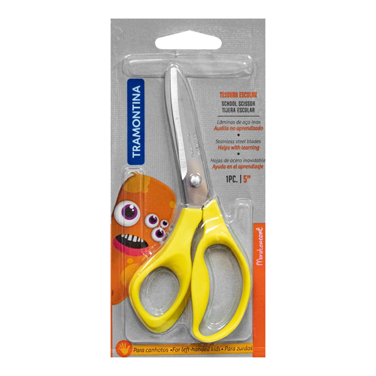 Tramontina Stainless Steel School Scissors, 5 inches – Fararti